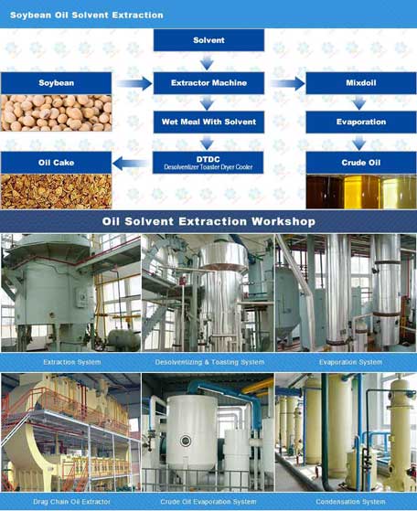 Soybean Oil Solvent Extraction Plant Soybean Oil Extraction Machine to ...